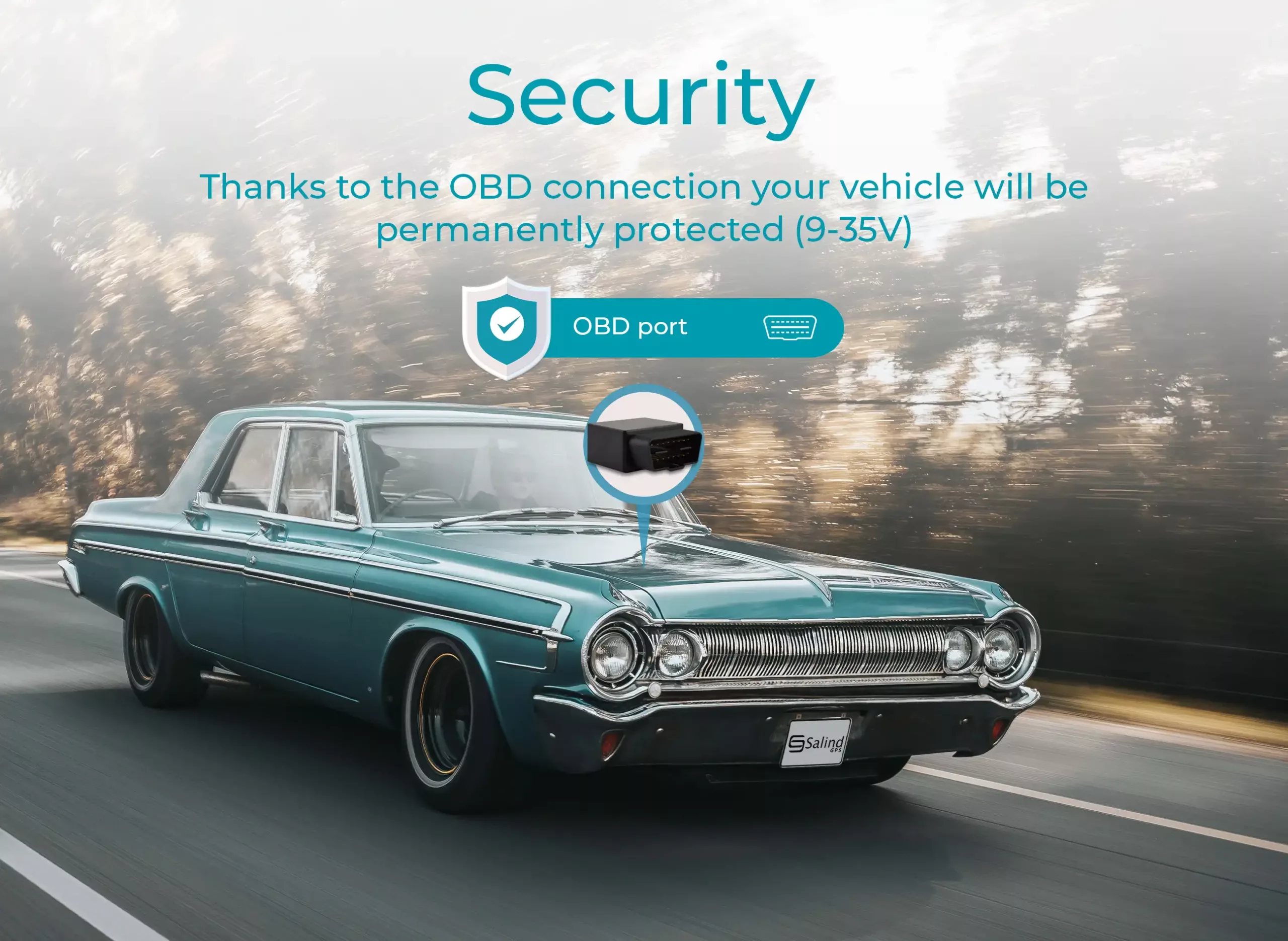 Salind GPS Tracker 08 4G OBD - NEW Generation with LTE